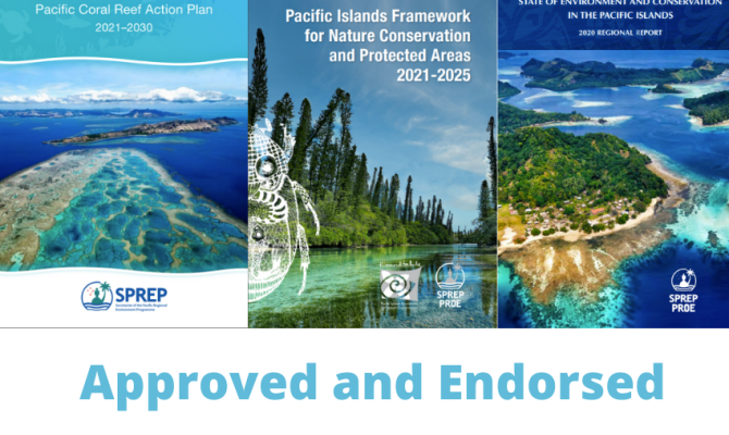 SPREP Members endorse key documents on conservation and the state of ...